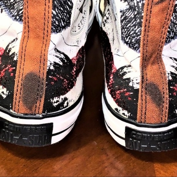 Converse | Shoes | Converse Distressed American Flag High Tops | Poshmark